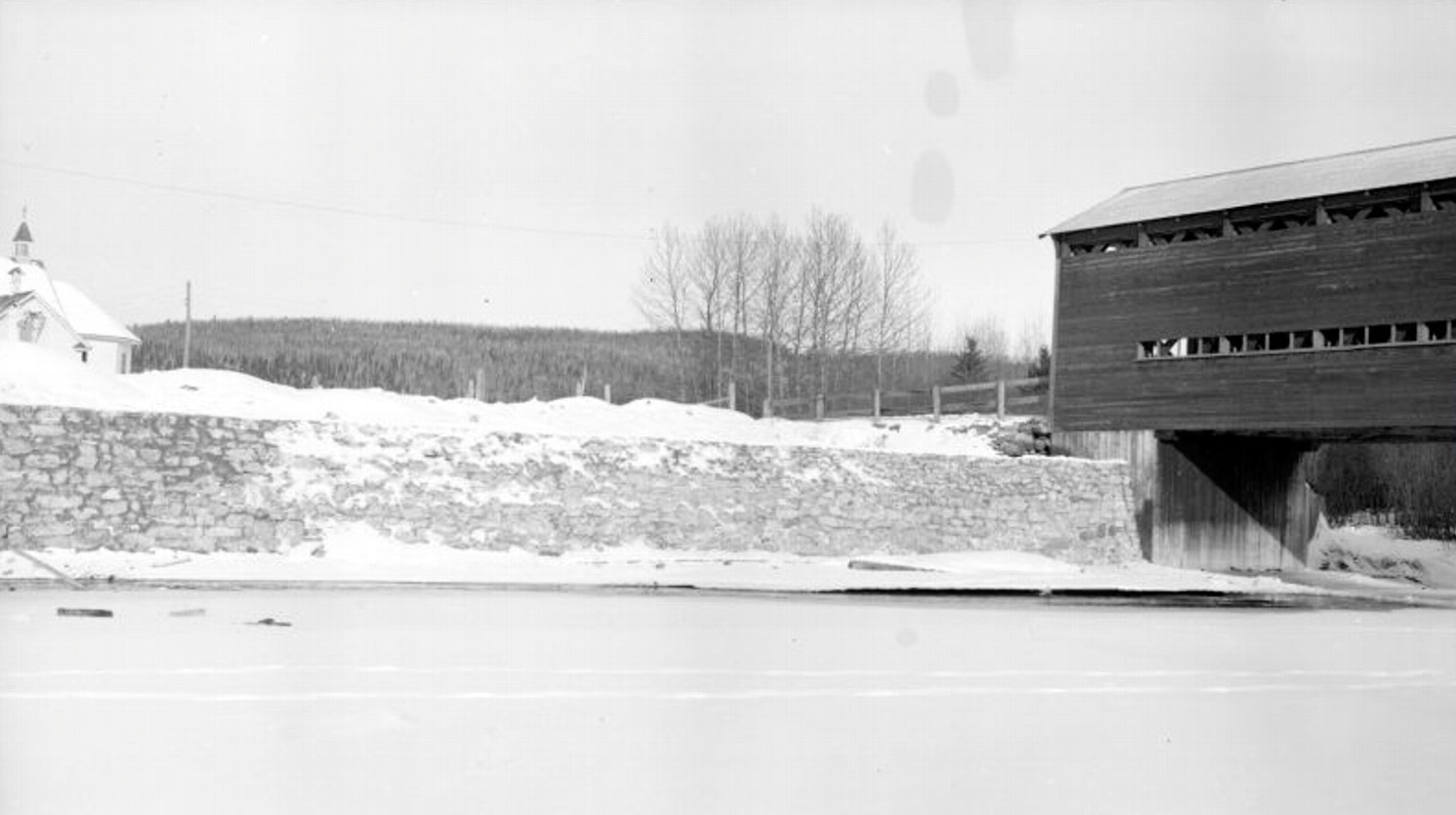 Le pont de St-Edgar dans les années 40 | Les ponts couverts au Québec