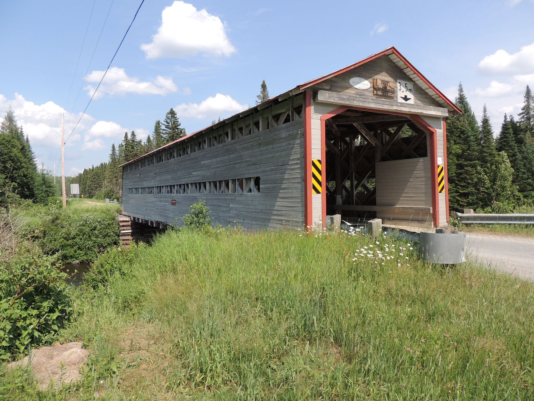 Des nouvelles du pont couvert des Défricheurs | Les ponts couverts au ...