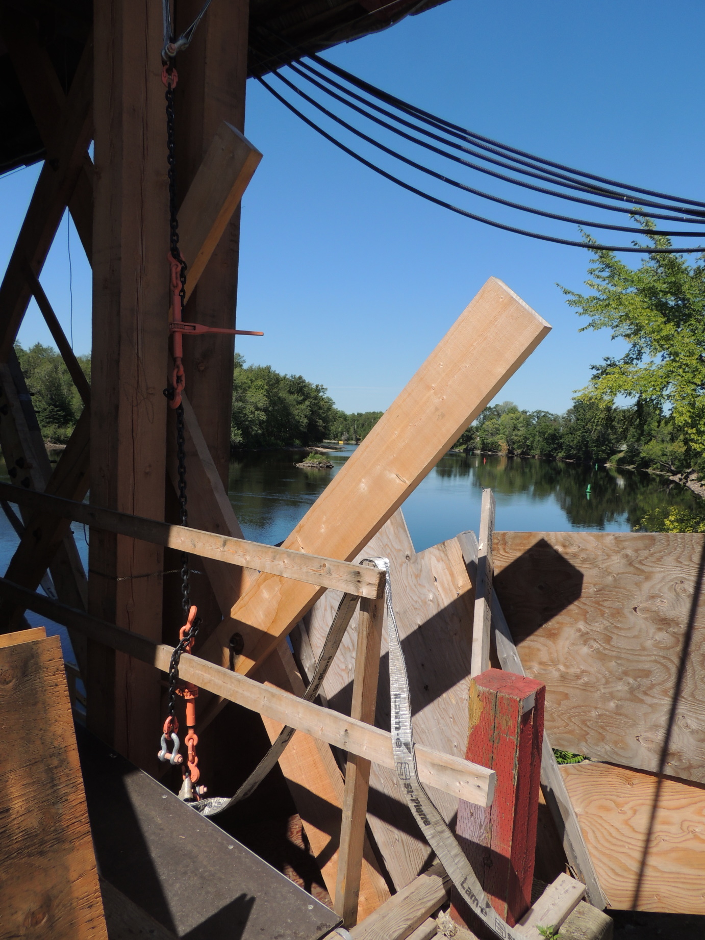 Les travaux avancent bien à Fort-Coulonge | Les ponts couverts au Québec