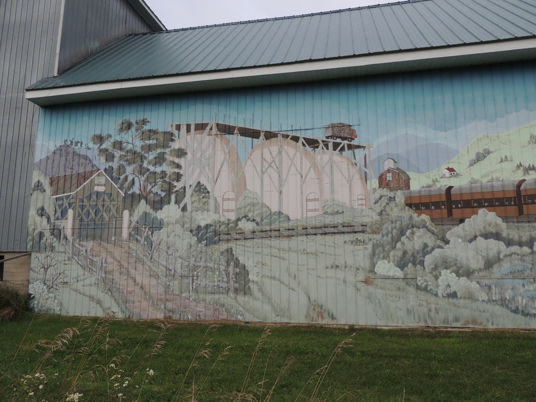 L’incontournable fresque de Weedon | Les ponts couverts au Québec