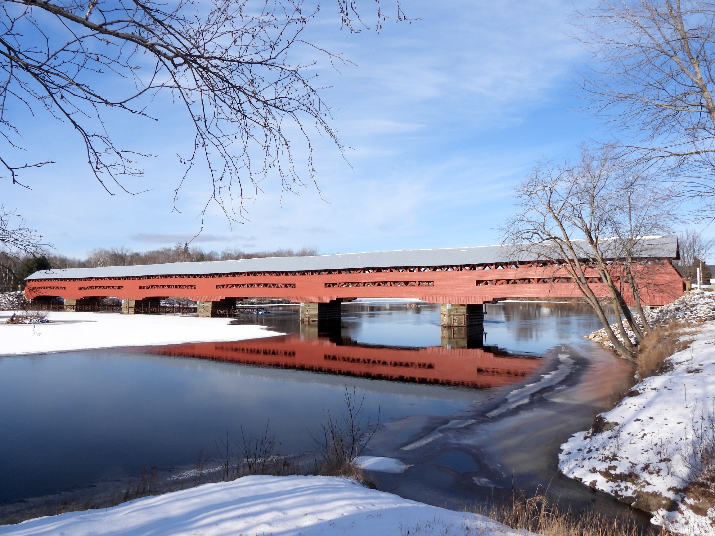 Pont Félix-Gabriel-Marchand | Les ponts couverts au Québec